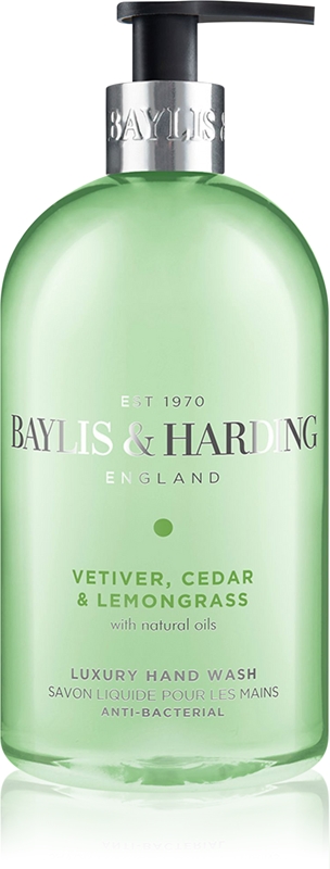 Baylis & Harding Vetiver, Cedar & Lemongrass Anti-Bacterial liquid hand ...