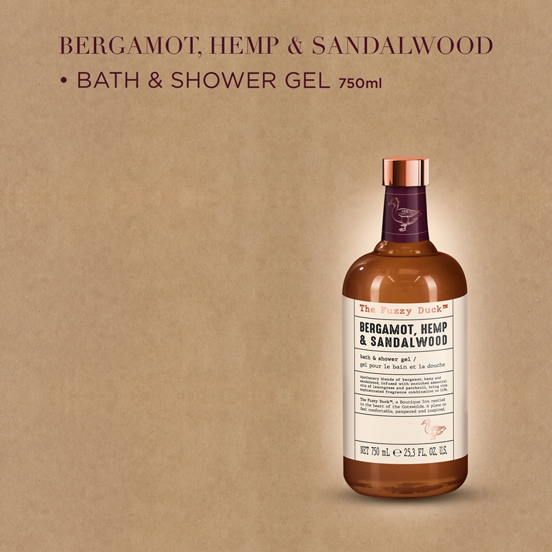 Baylis & Harding The Fuzzy Duck Bergamot, Hemp & Sandalwood shower gel ...