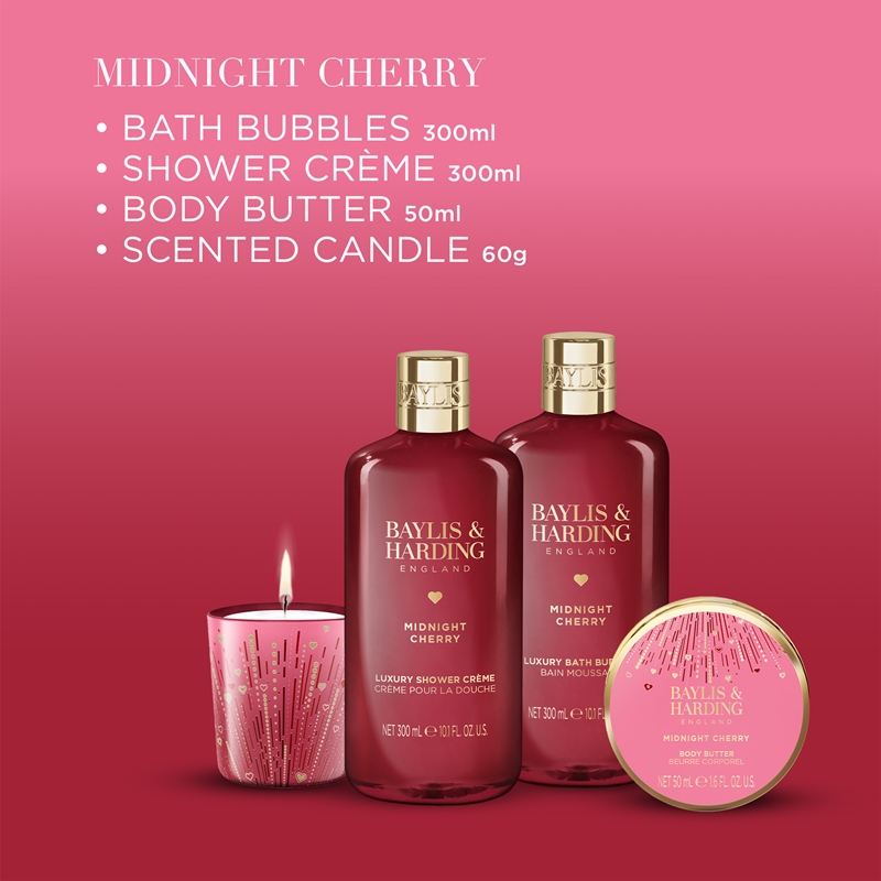Baylis & Harding Midnight Cherry coffret | notino.pt