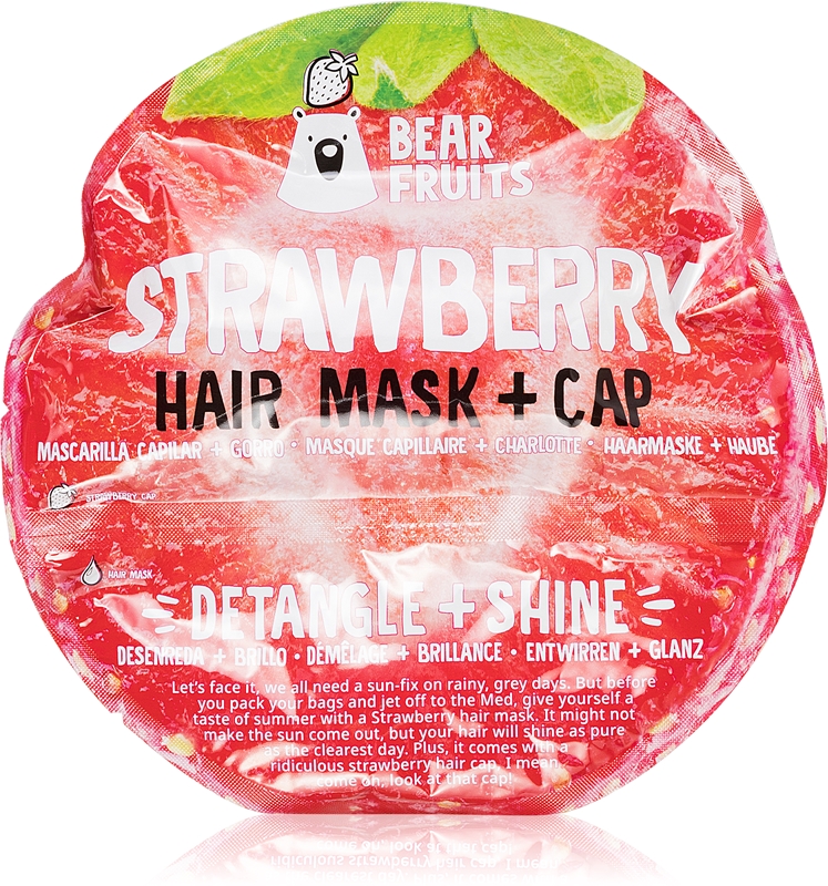 Bear Fruits Strawberry hair mask for shiny and soft hair | notino.co.uk