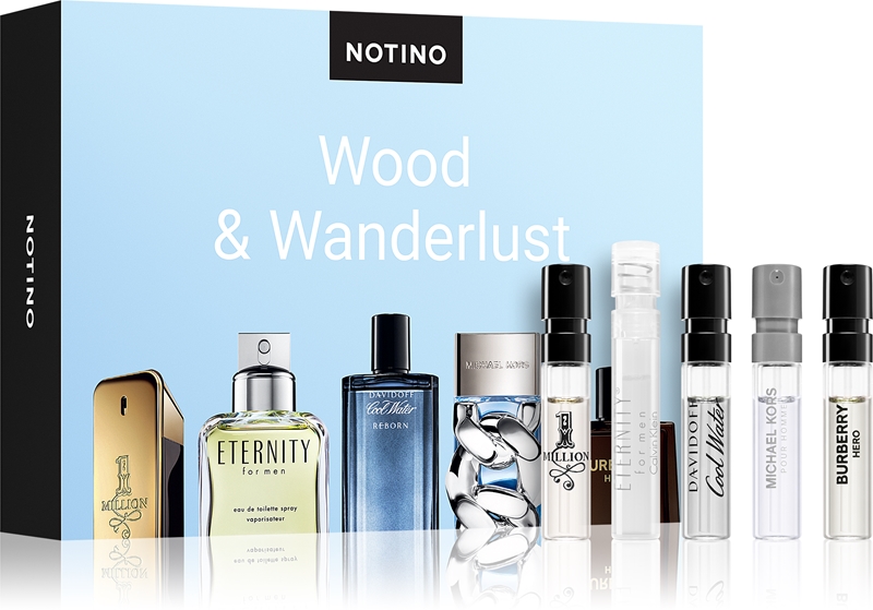 Beauty Discovery Box Notino Wood & Wanderlust set for men | notino.ie