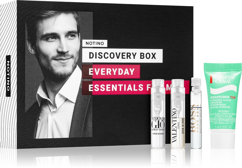 Beauty Discovery Box Notino Everyday Essentials for Men комплект за мъже | notino.bg