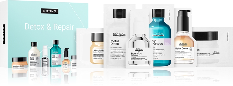 Beauty Discovery Box Notino Detox & Repair set for hair for women | notino.ie