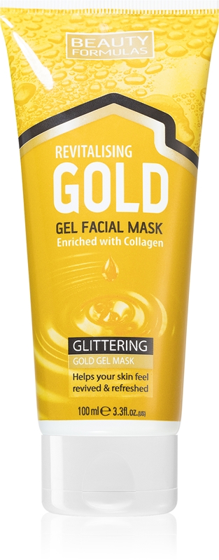 Beauty Formulas Gold gel mask with collagen | notino.co.uk