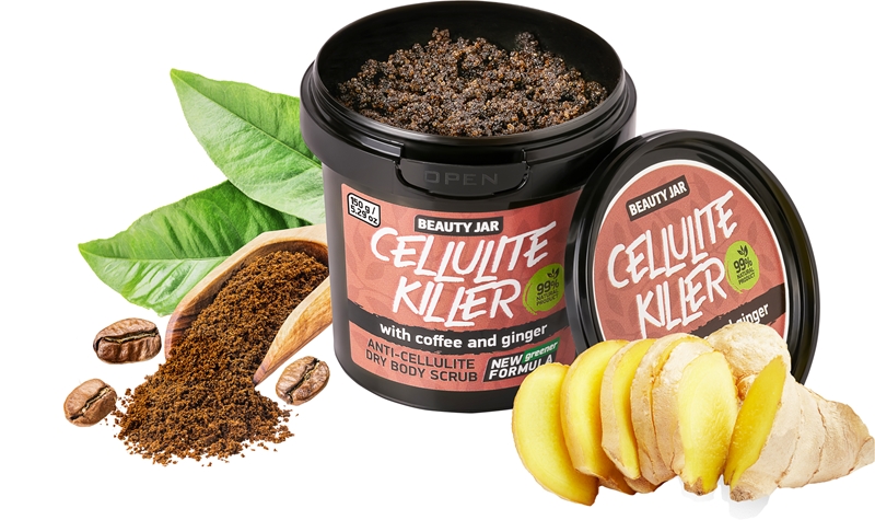 Beauty Jar Cellulite Killer anti-cellulite body scrub with sea salt ...