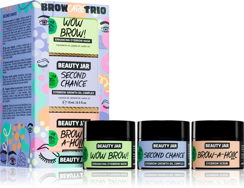 Beauty Jar Brow Care Trio Gift Set for eyebrows | notino.ie