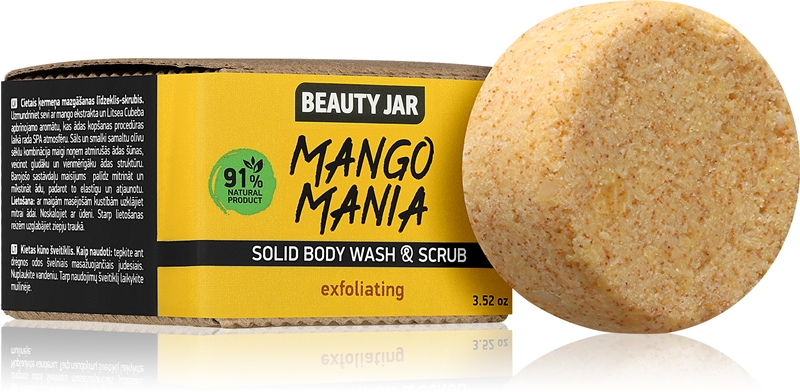 Beauty Jar Mango Mania solid exfoliating scrub for the body | notino.ie