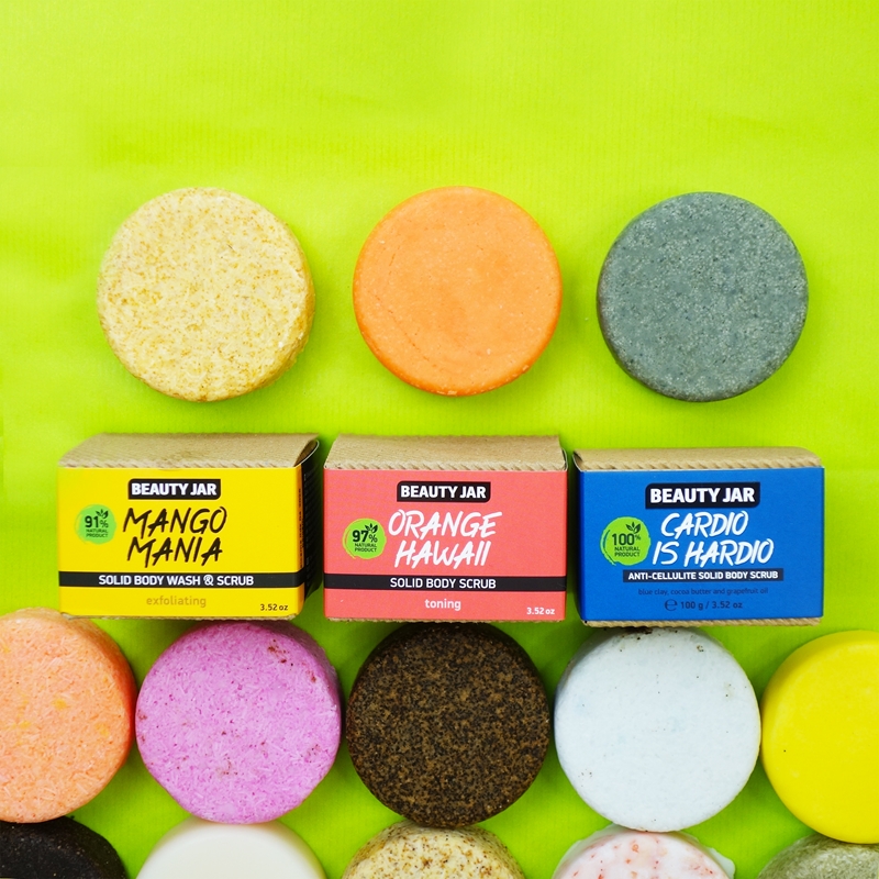 Beauty Jar Mango Mania festes Oberflächen-Peeling für den Körper ...