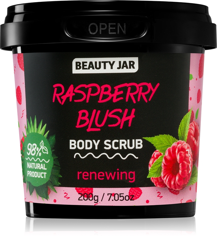 Beauty Jar Raspberry Blush erfrischendes Körper-Peeling