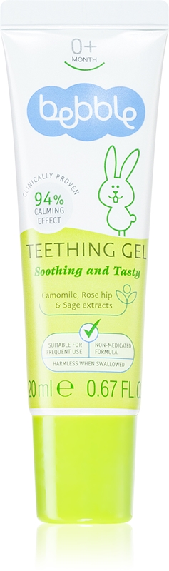 Bebble Teething Gel Soothing Gel for gums and the skin inside the mouth ...
