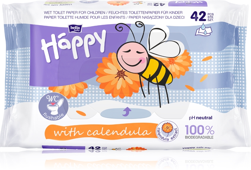 Bella Baby Happy Calendula moist toilet tissue with calendula | notino ...
