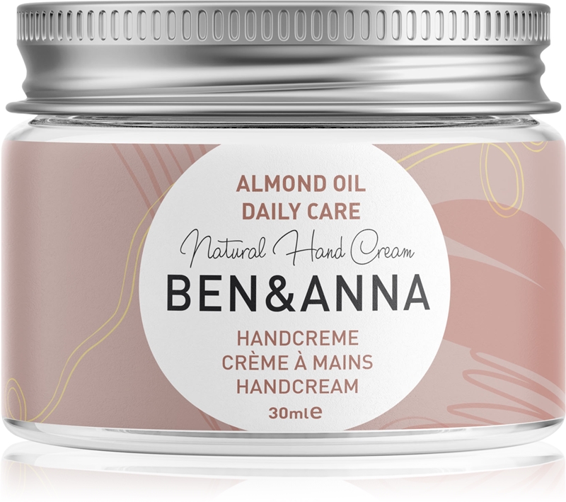 BEN&ANNA Natural Hand Cream Daily Care crema per le mani con olio di ...
