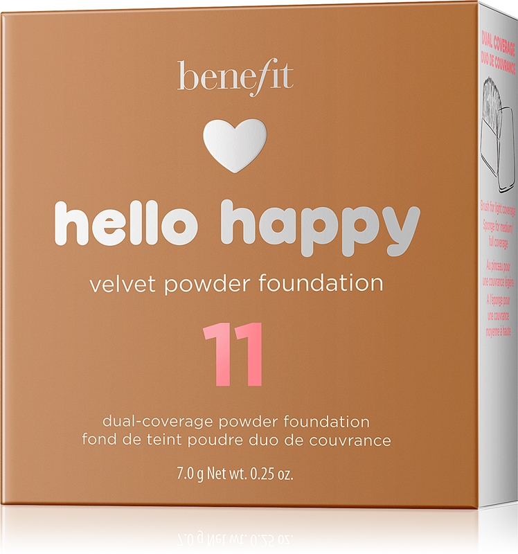 Benefit Hello Happy Velvet Powder Foundation das pudrige Kompakt-Make-up