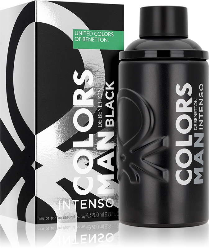 Benetton Colors De Benetton Man Black Intenso Eau De Toilette For Men