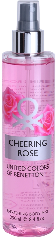 Benetton Cheering Rose spray corporel pour femme 250 ml | notino.fr