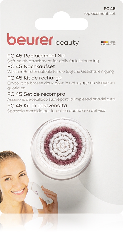BEURER FC 45 têtes de remplacement pour brosse nettoyante visage ...