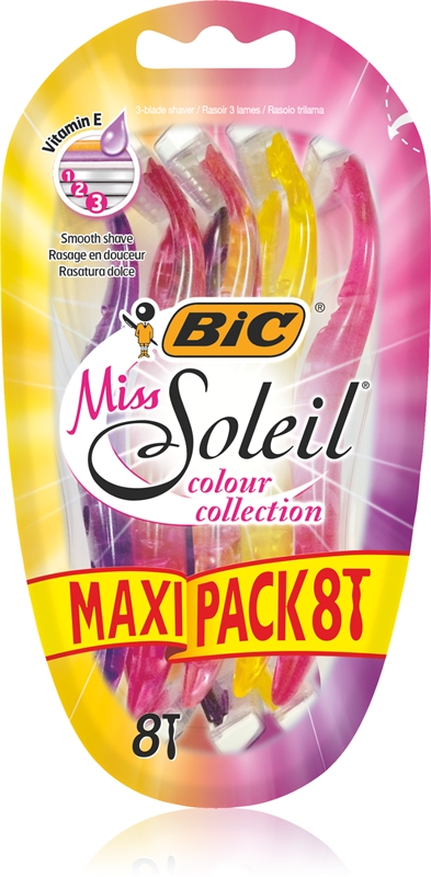 BIC Miss Soleil Color rasoirs jetables pour femme | notino.fr