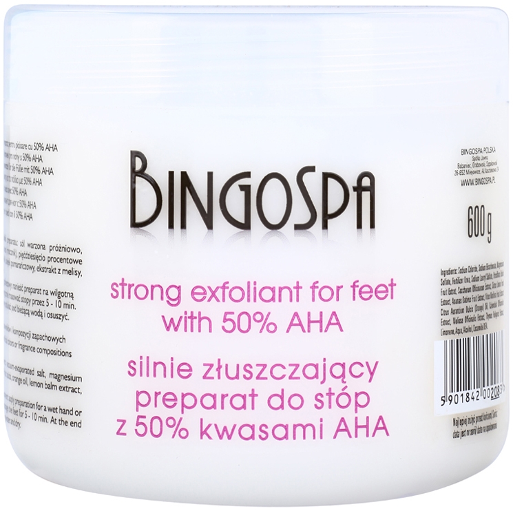 BingoSpa A.H.A. Alpha Hydroxy Acids Strong Exfoliant for Feet | notino ...