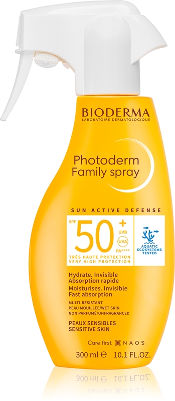 Bioderma Photoderm Sun Active Defense Family Spray sunscreen spray SPF ...