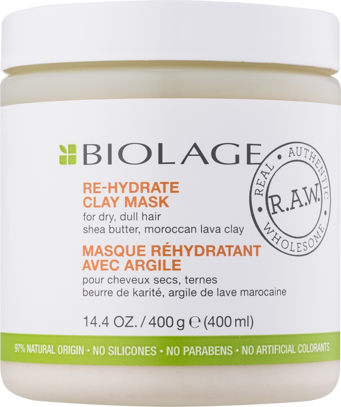 Biolage R.A.W. Nourish маска з глиною для сухого або пошкодженого ...