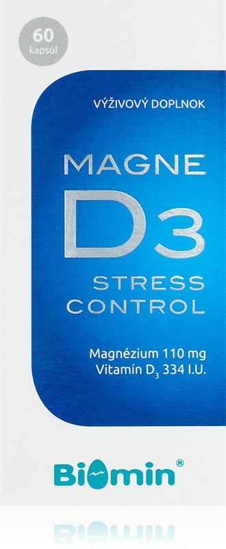 Biomin Magne D3 Stress control kapsuly na podporu imunity, zníženie ...