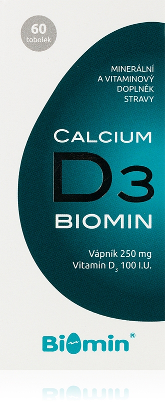 Biomin Calcium D3 tobolky pro normální funkci imunitního systému, stavu ...