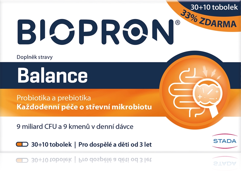 Biopron 9 tobolky s probiotikami | notino.sk
