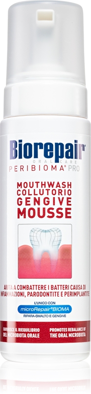 Biorepair Peribioma Mousse Mouthwash ústna voda | notino.sk