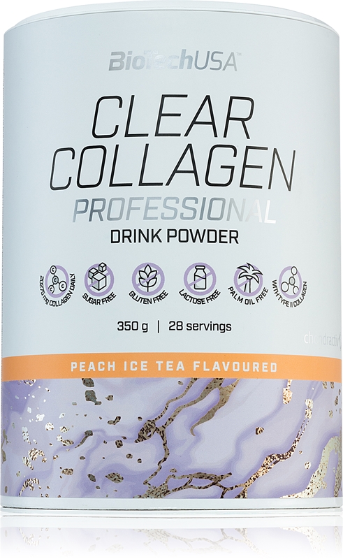 BioTechUSA Clear Collagen Professional prášok na prípravu nápoja s ...