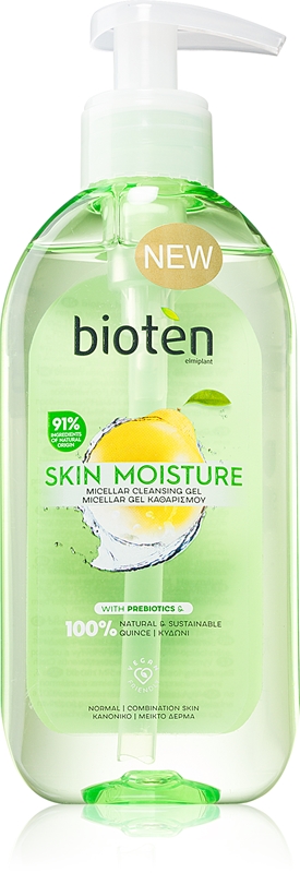 Bioten Skin Moisture мицеларен почистващ гел за нормална към смесена ...