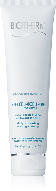 Biotherm Biosource Gelée Micellaire gel nettoyant exfoliant effet ...