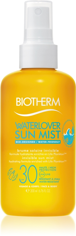 Biotherm Waterlover Sun Mist SPF 30 Water Resistant Sun Mist SPF 30 ...