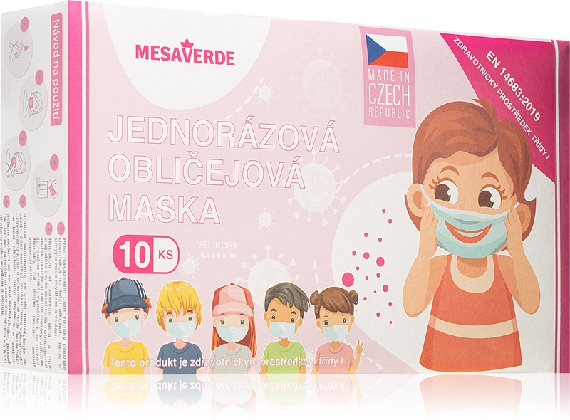 MESAVERDE Disposable face mask for children Medical Device Class 1 ...