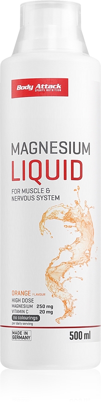 Body Attack Magnesium Liquid Magnesium mit Vitamin C ️ notino.de