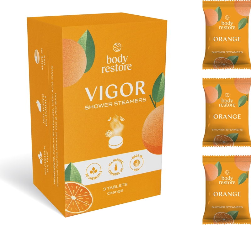 Body Restore Vigor Shower Steamers tablety do sprchy | notino.sk