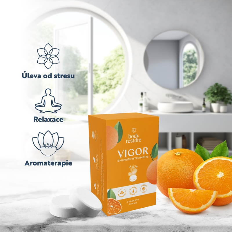 Body Restore Vigor Shower Steamers dušas tabletes | notino.lv