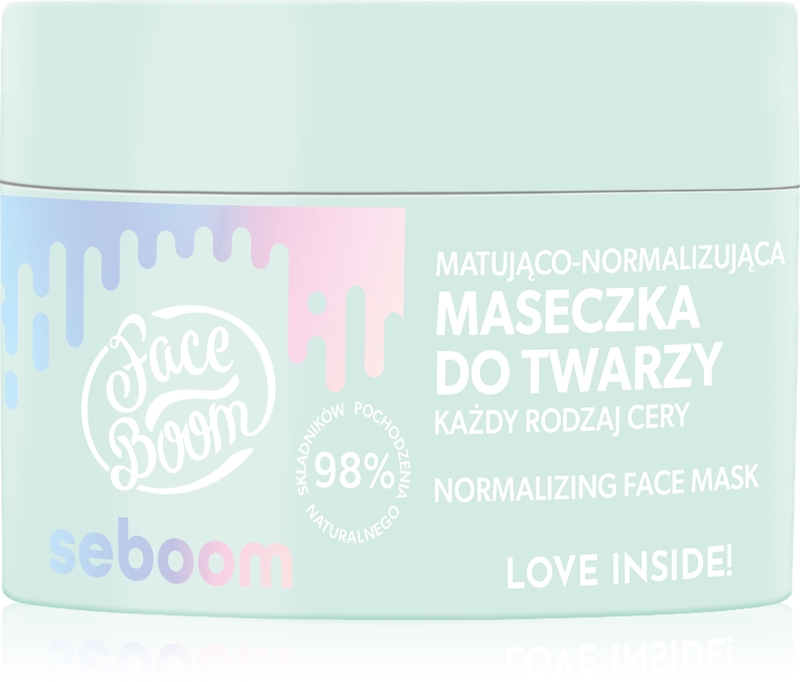 BodyBoom FaceBoom Seboom Cleansing Mattifying Mask for combination to ...