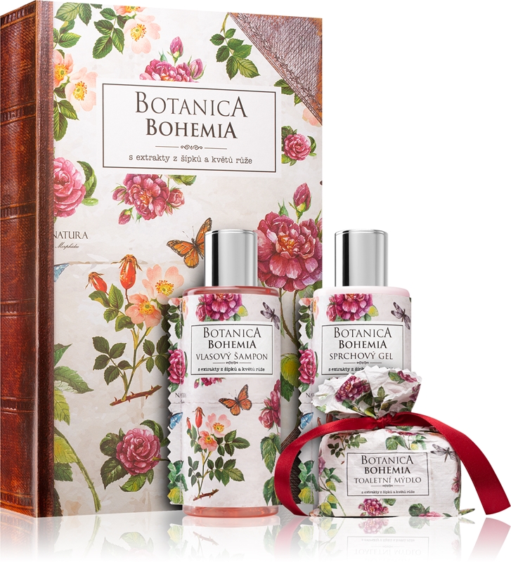 Bohemia Gifts & Cosmetics Botanica Gift Set with wild rose extract for ...