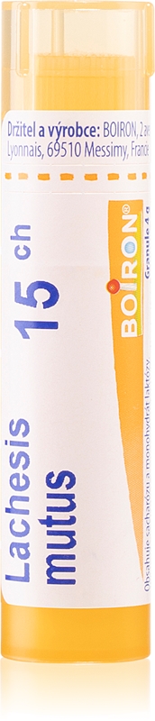 Boiron Lachesis Mutus 15CH granule | notino.cz