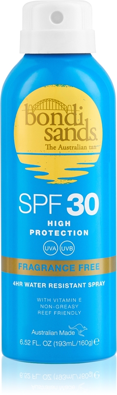 Bondi Sands SPF 30 Fragrance Free Waterproof Spray for tanning | notino.ie