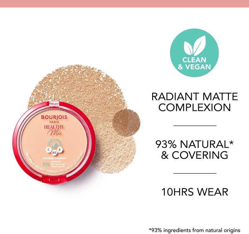 Bourjois Healthy Mix mattifying powder for radiant-looking skin ...