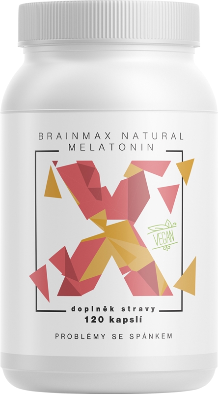 BrainMax Natural Melatonin kapsle pro podporu spánku a regenerace | notino.cz