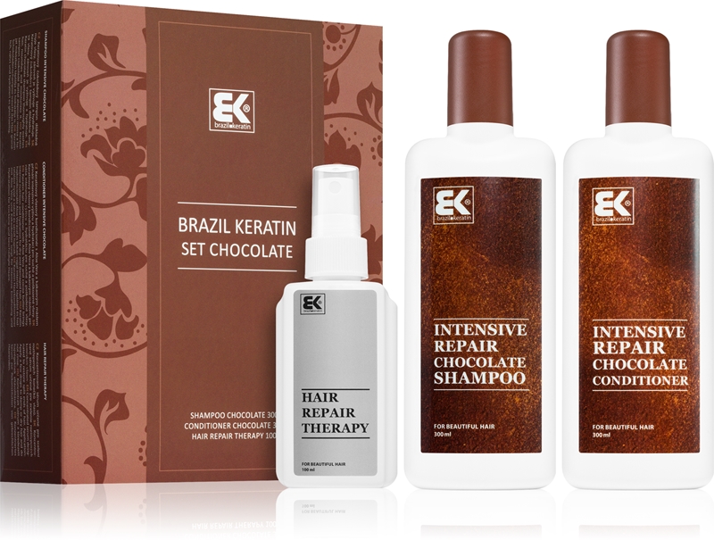 Brazil Keratin Set Chocolate Geschenkset(mit Kakaobutter)