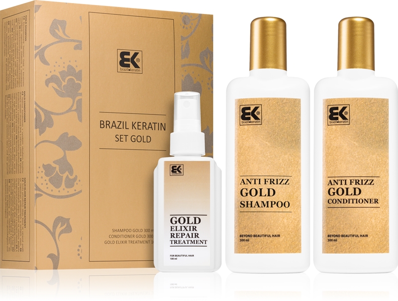 Brazil Keratin Set Gold Gift Set for unruly and frizzy hair | notino.ie