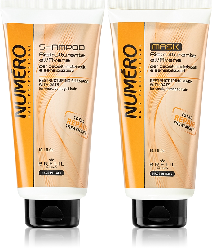 Brelil Numéro Restructuring Set dárková sada (pro poškozené vlasy ...
