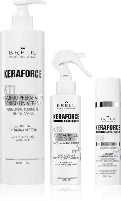 Brelil Professional Keraforce Set für ein perfektes Aussehen der Haare ...