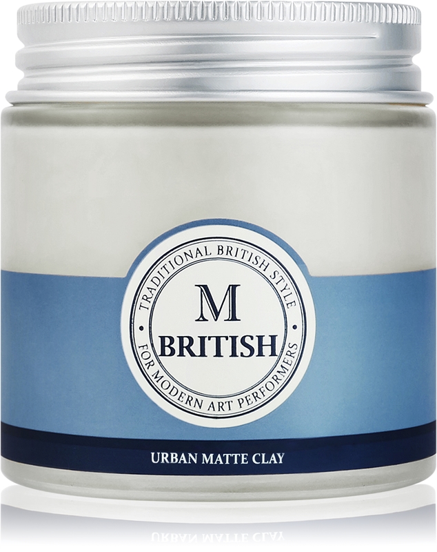 BRITISH M Urban Matte Clay Mat lervoks til tekstur af håret | notino.dk