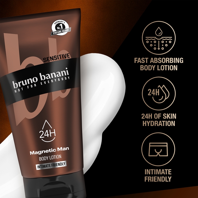 Bruno Banani Magnetic Man Moisturizing Body Cream for men | notino.ie