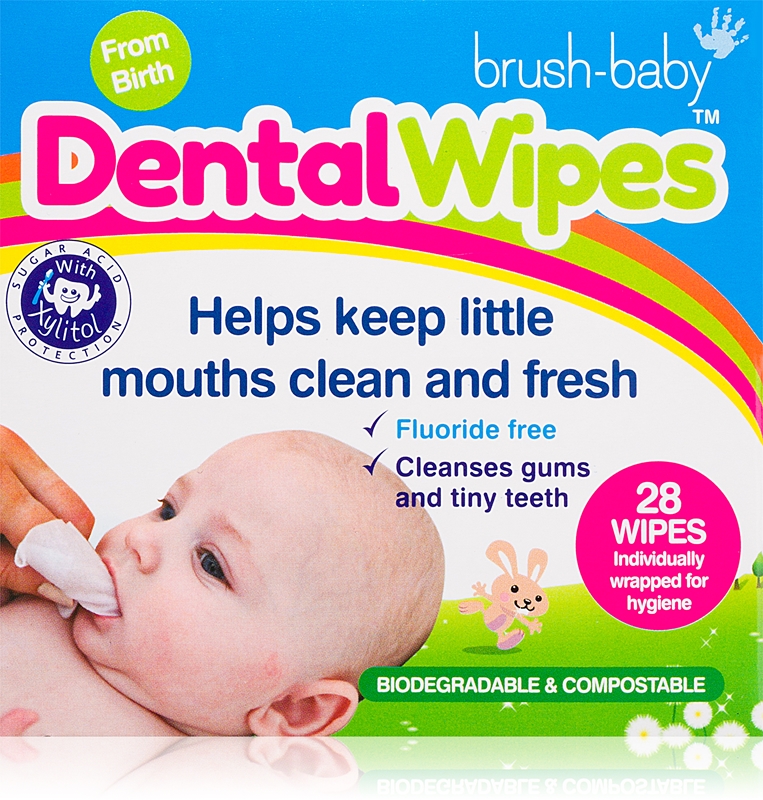 Brush Baby DentalWipes wipes for teeth | notino.ie