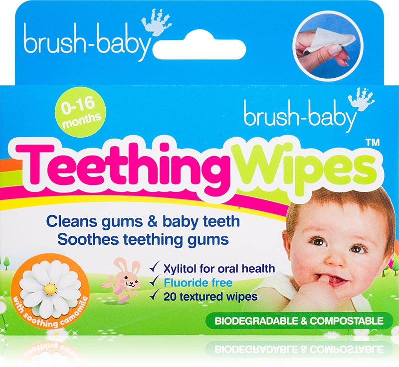 Brush Baby Applemint wipes for teeth | notino.co.uk